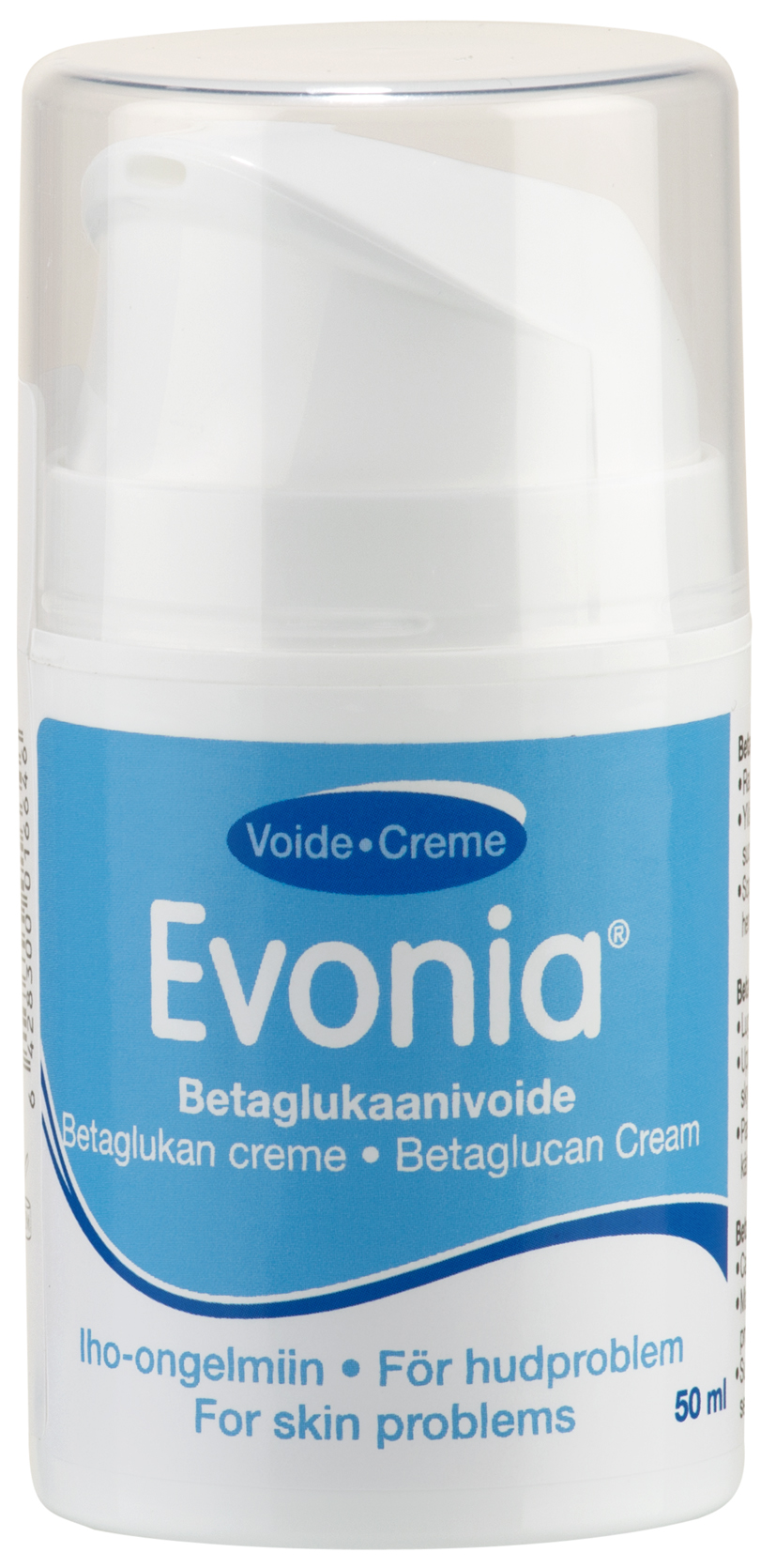 Evonia Betaglukaanivoide 50 ml purkki 062016 6428300016646 - Hankintatukku